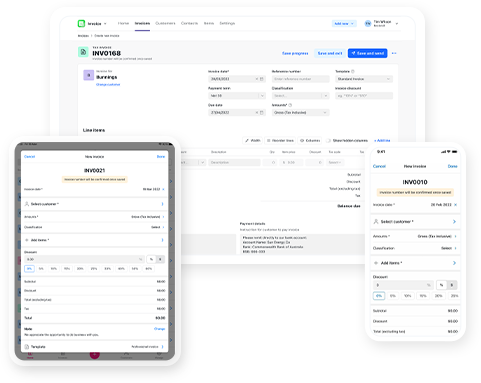 Invoice App | Easy Invoicing App to Use on the Go | Reckon AU