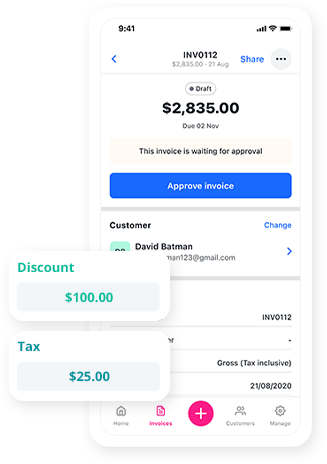 Invoice App | Easy Invoicing App to Use on the Go | Reckon AU