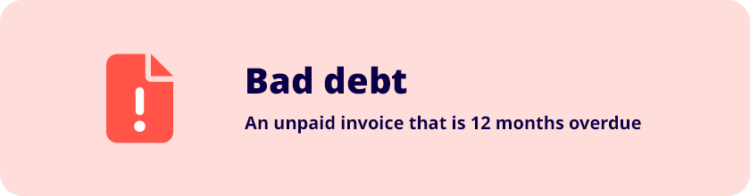 Bad Debts Written Off | Small Business Resources | Reckon AU